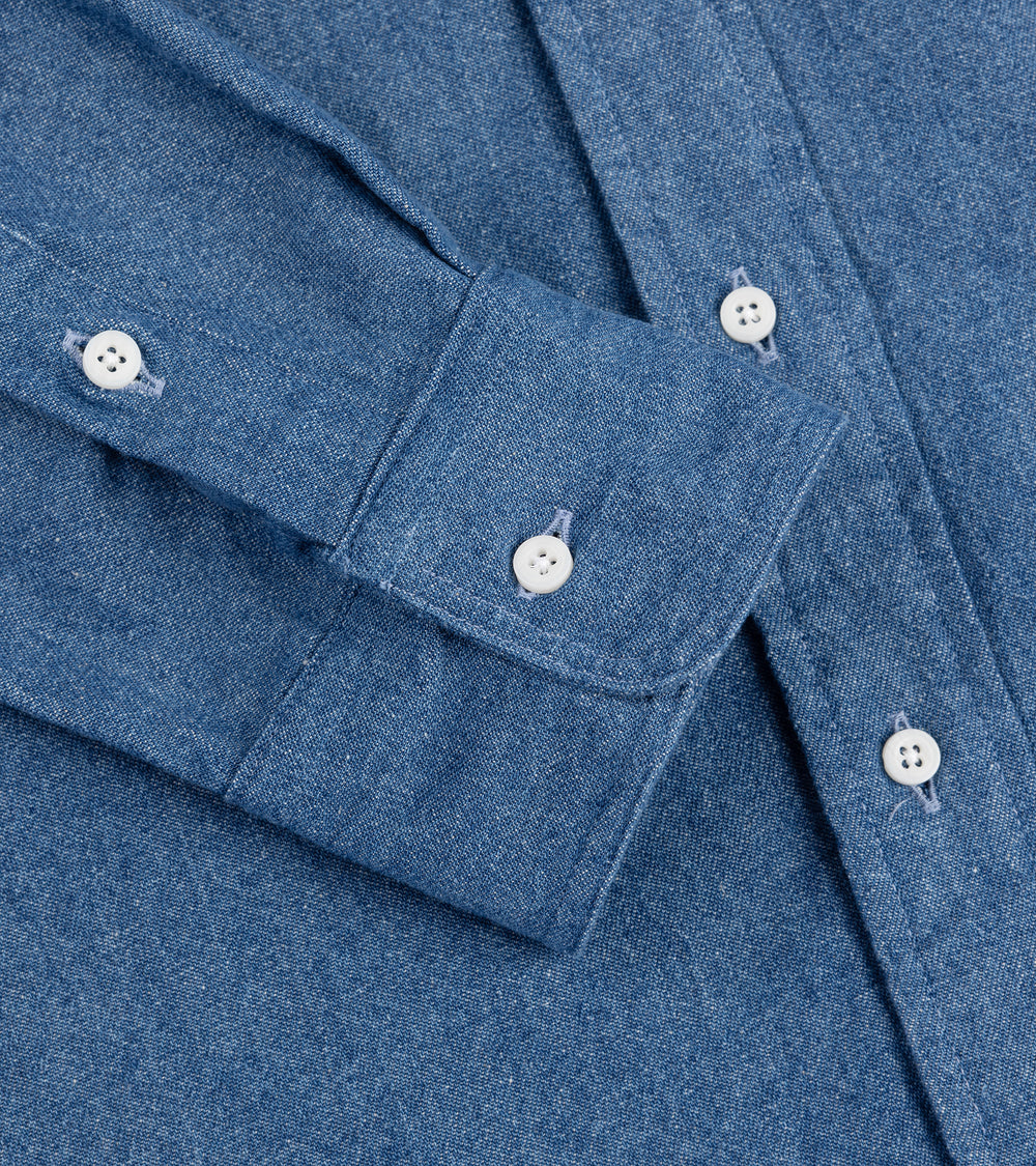 Gitman Vintage Denim Work Shirt: Light Blue