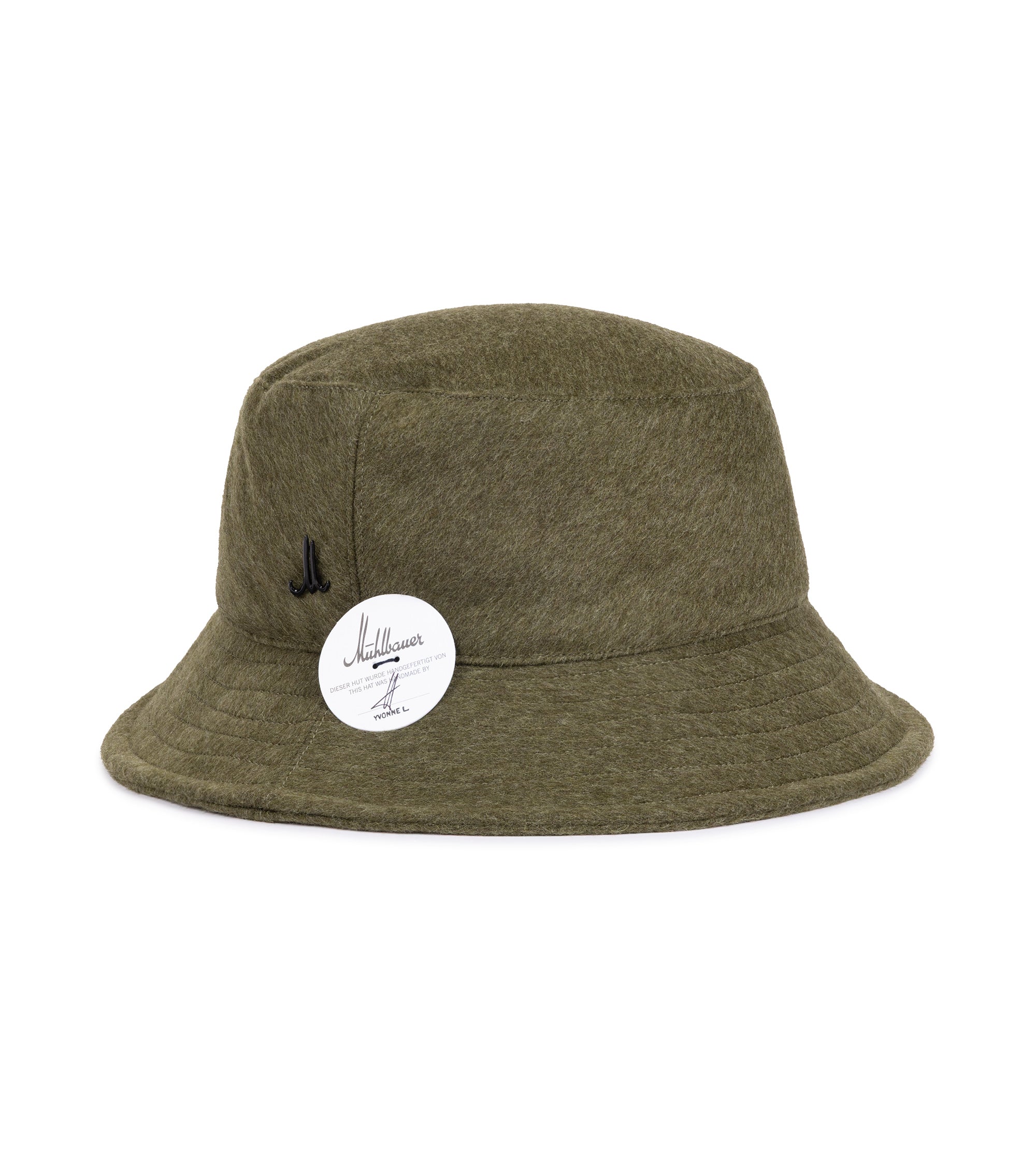 Mühlbauer Joost Loden Wool Bucket Hat: Green