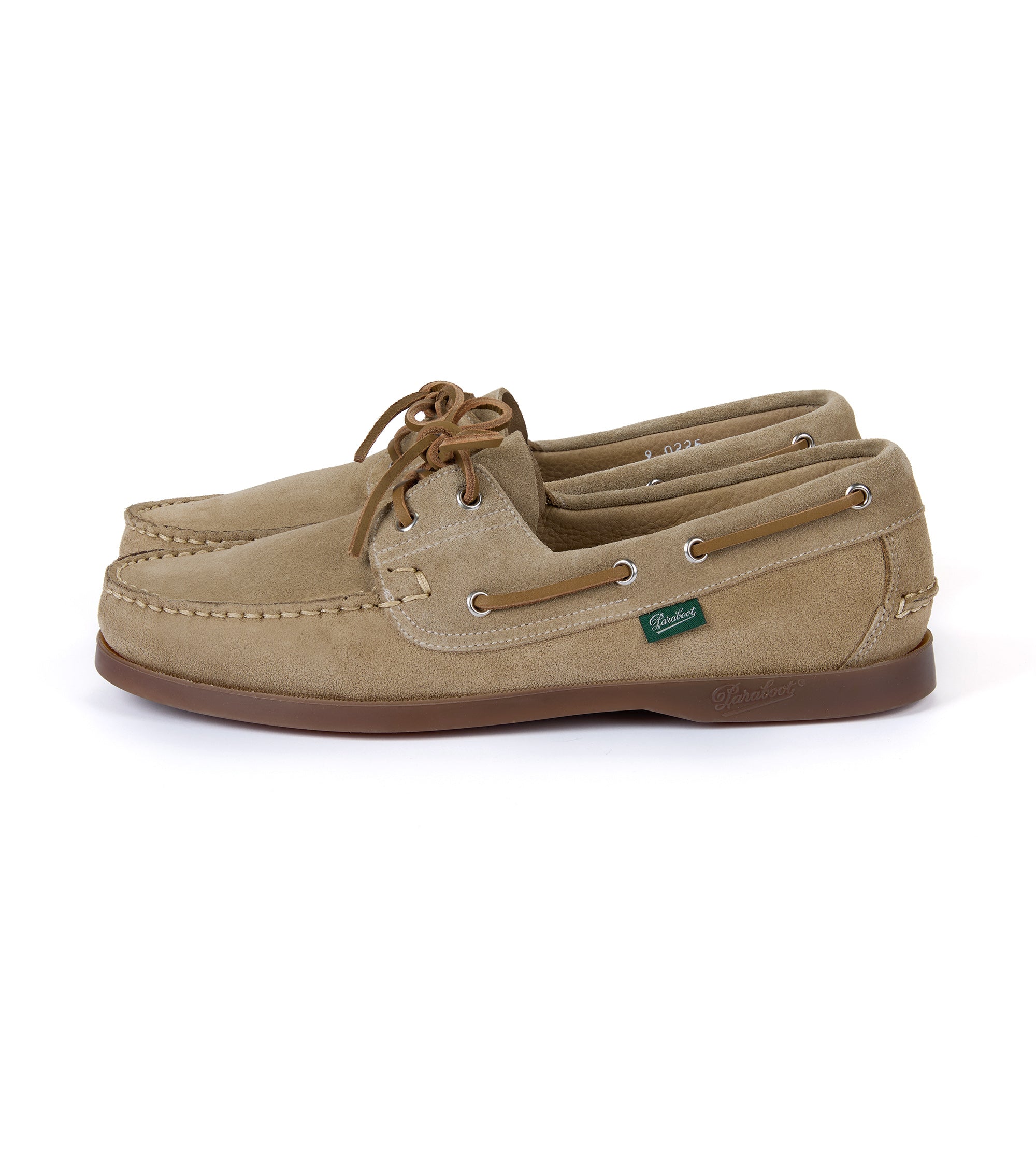 Paraboot Barth Suede Boat Shoe: Sand