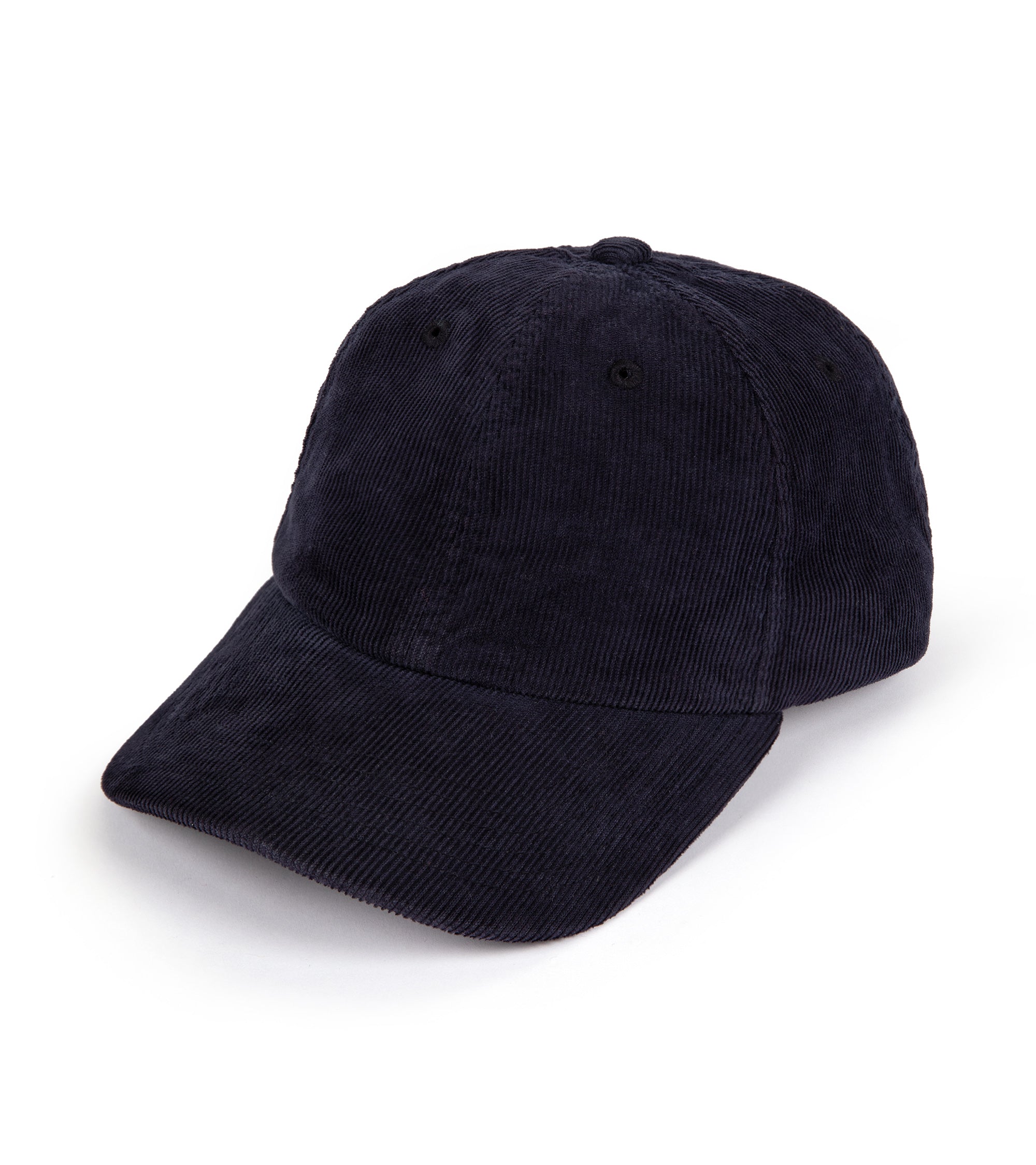 Trunk Cotton Corduroy Baseball Cap: Navy