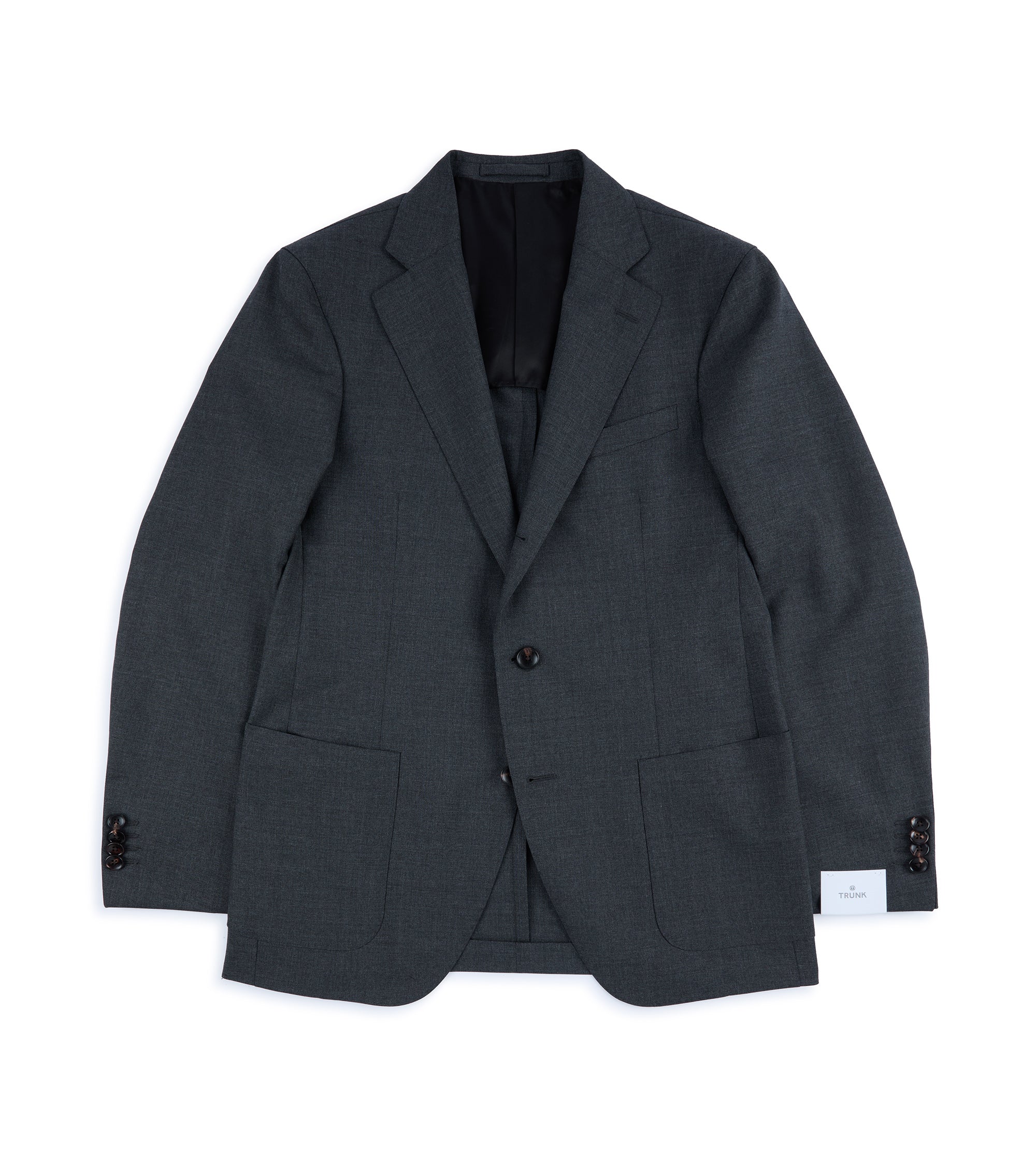 Trunk Walbrook Wool Fresco Suit Jacket: Grey