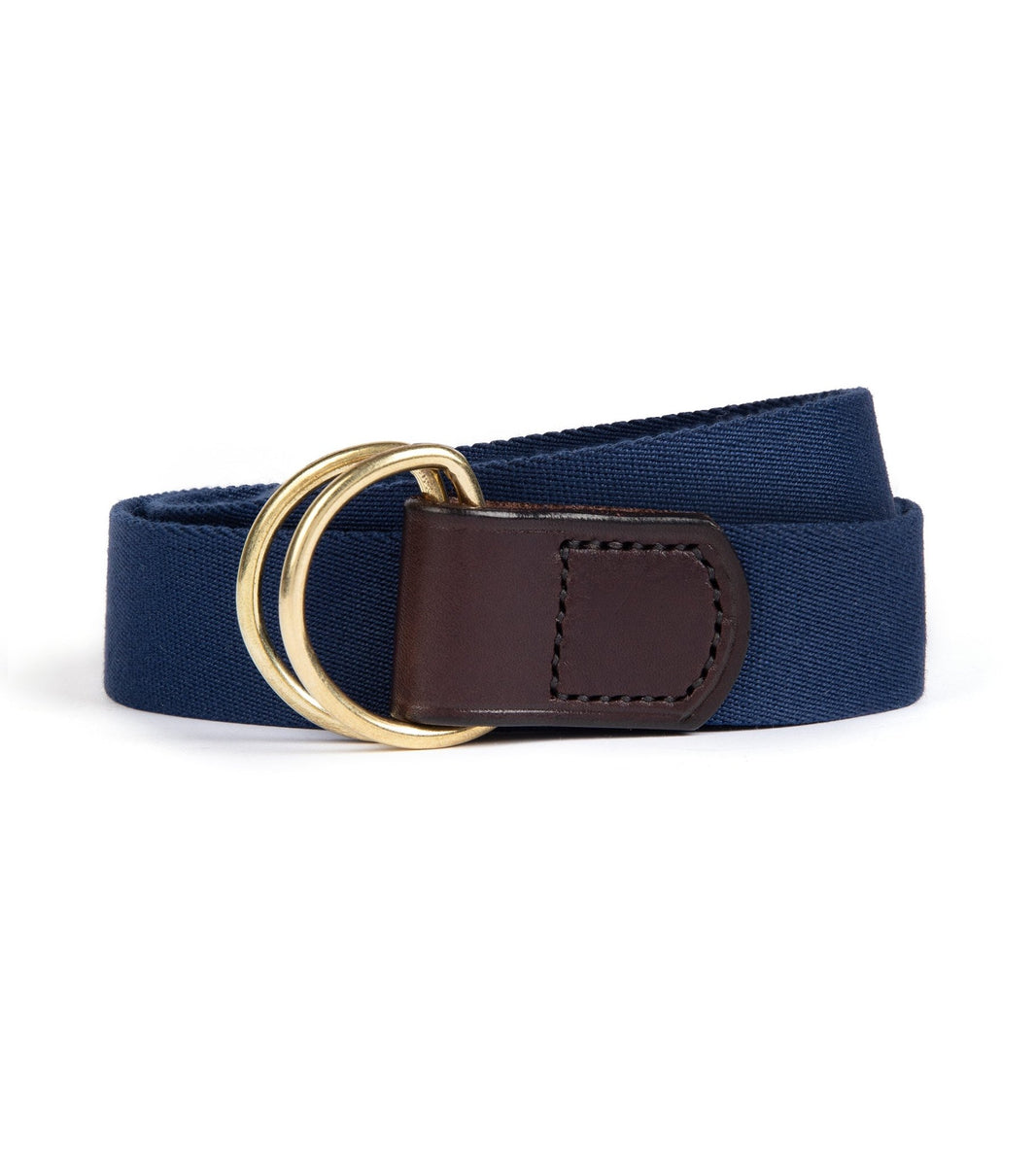 Hardy & Parsons D-Ring Canvas Belt: Navy – Trunk Clothiers