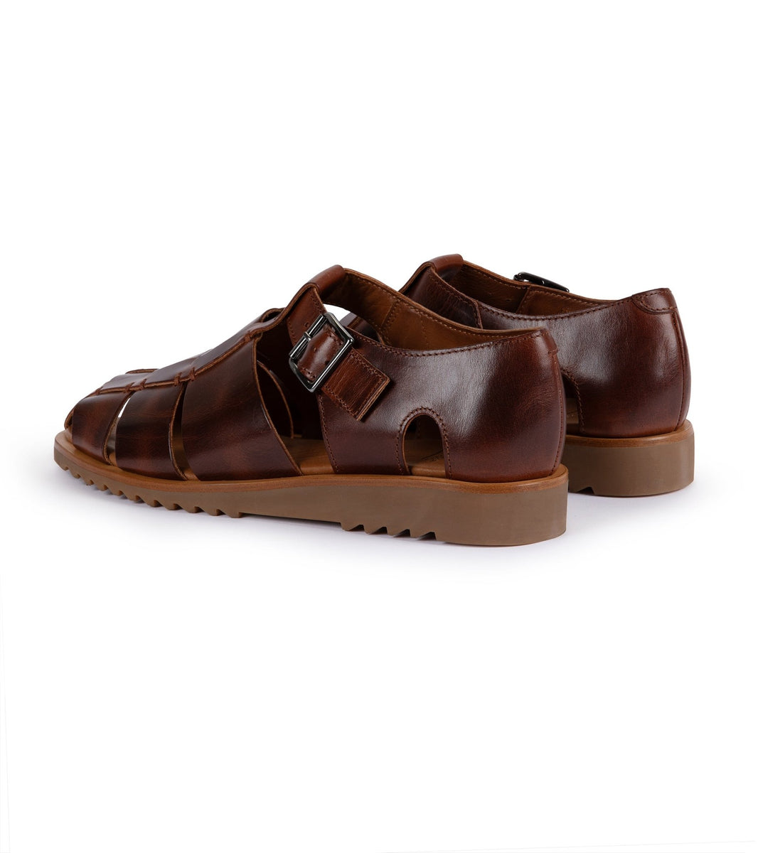 Paraboot Pacific Leather Sandals: Marron – Trunk Clothiers