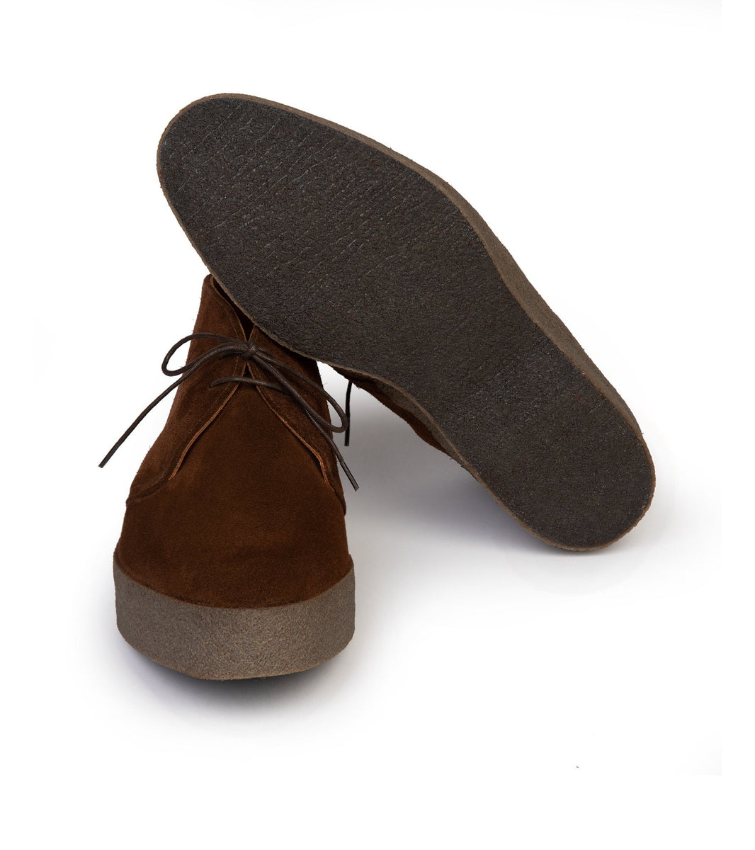 Sanders Hi-Top Suede Chukka Boot: Polo Snuff – Trunk Clothiers