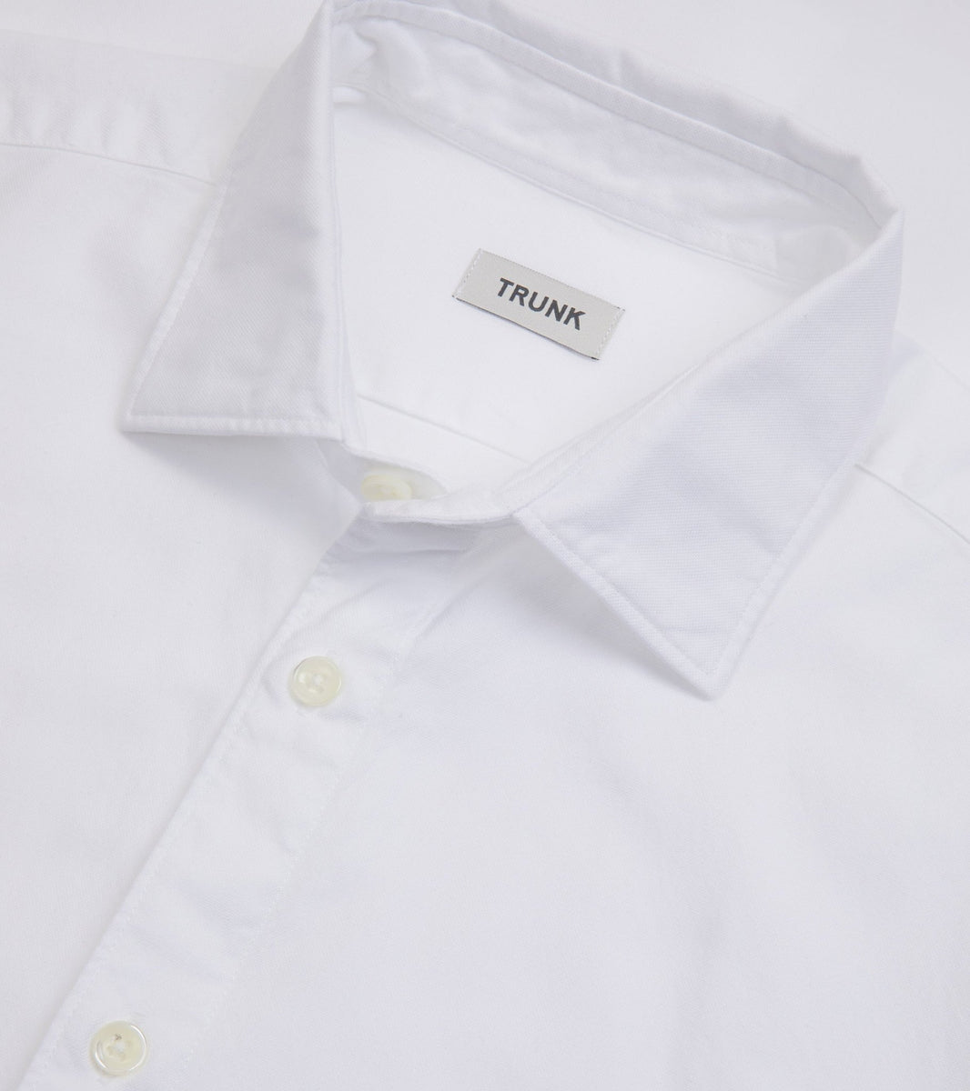 Trunk Austin Cotton Oxford Shirt: White – Trunk Clothiers