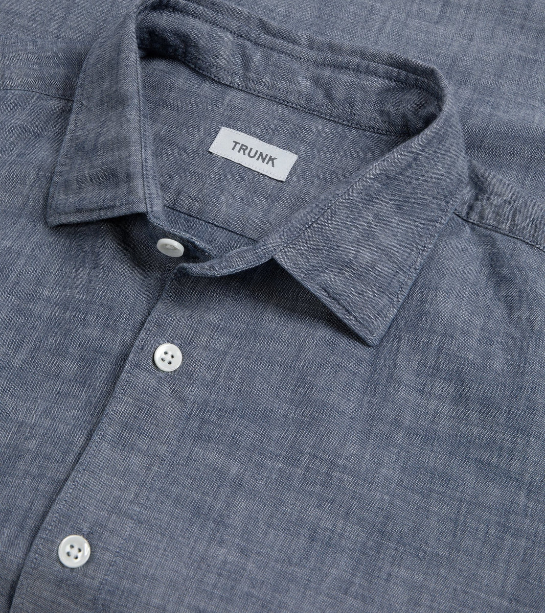 Trunk Austin Japanese Chambray Shirt: Dark Blue – Trunk Clothiers
