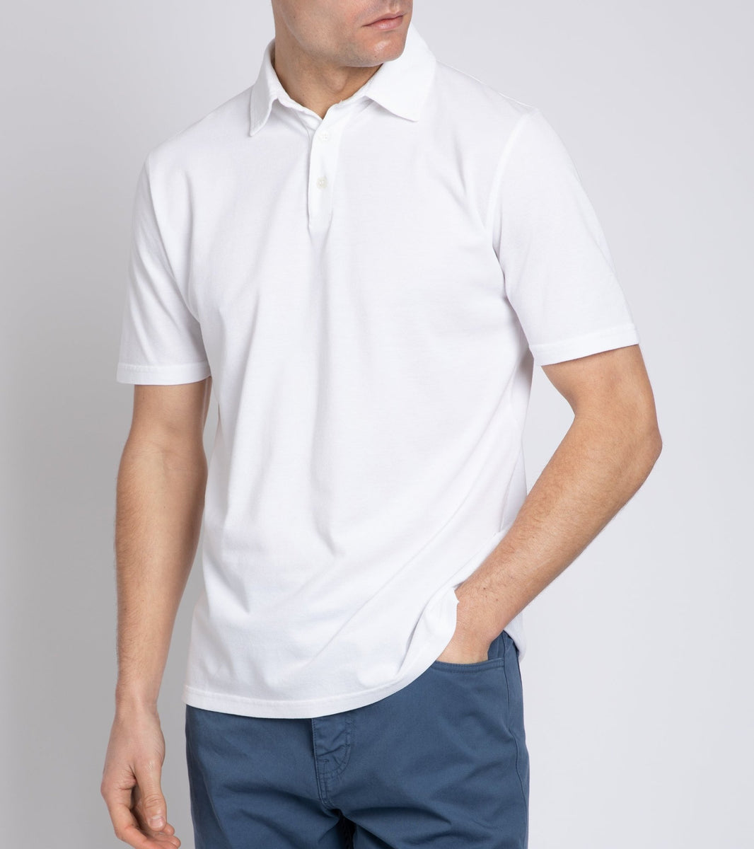 Trunk Moxon Short Sleeve Polo Shirt: White – Trunk Clothiers