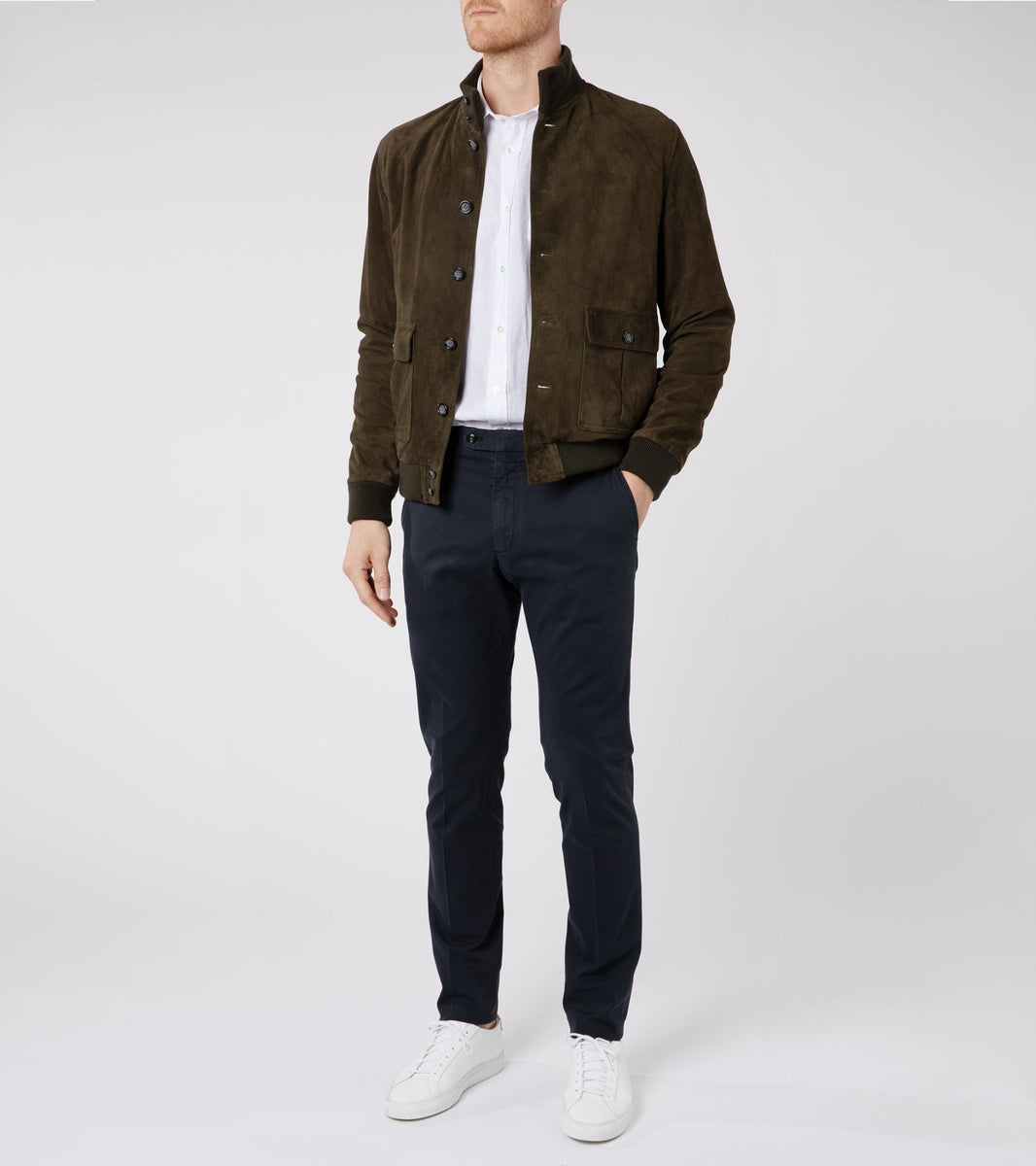 Valstar Lined Suede Valstarino Jacket: Moss Green – Trunk Clothiers